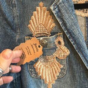 Faded Glory | Jackets & Coats | Refurbished Tea Stained Lace Jean ...